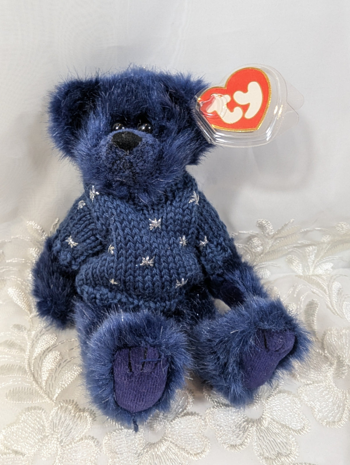 Ty Attic Treasure - Orion The Blue Teddy Bear (8 In) - Vintage Beanies ...
