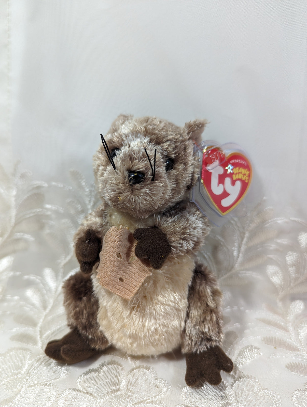 Ty Beanie Baby - Cheesly The Mouse (6in) - Vintage Beanies Canada