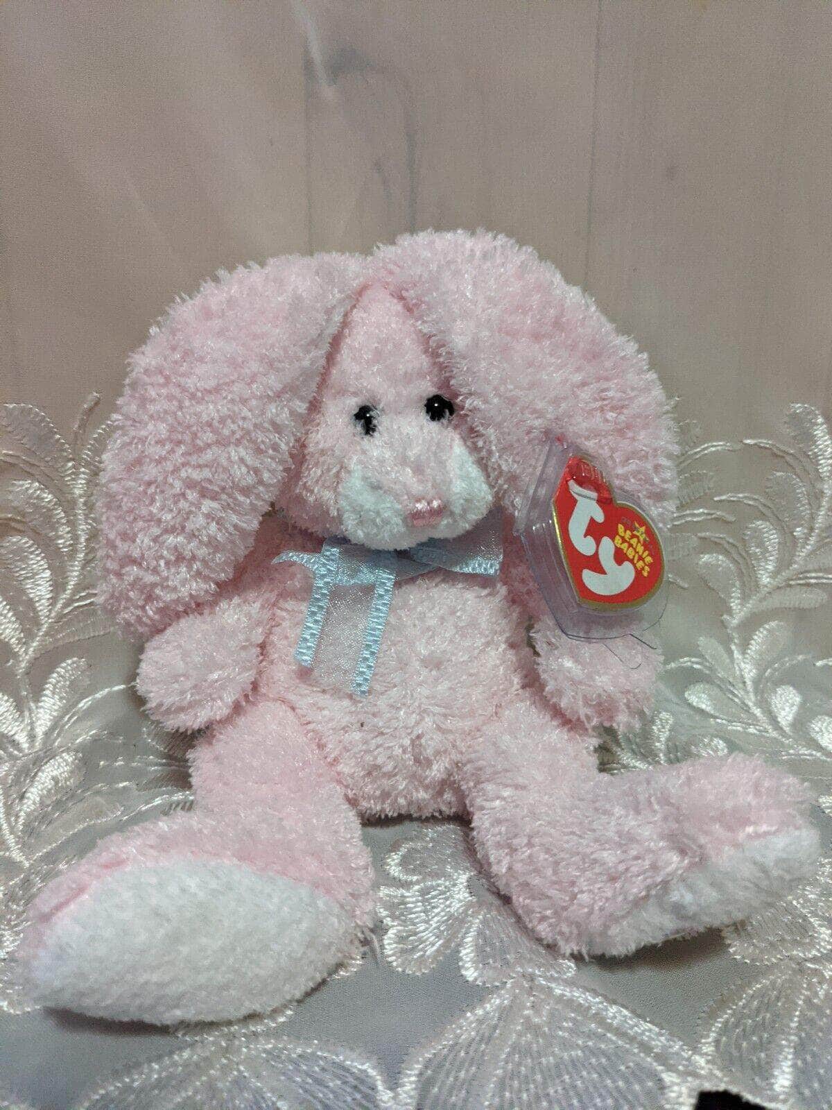 Ty Beanie Baby - Hippily The Pink Bunny - (8in) Near Mint - Vintage ...