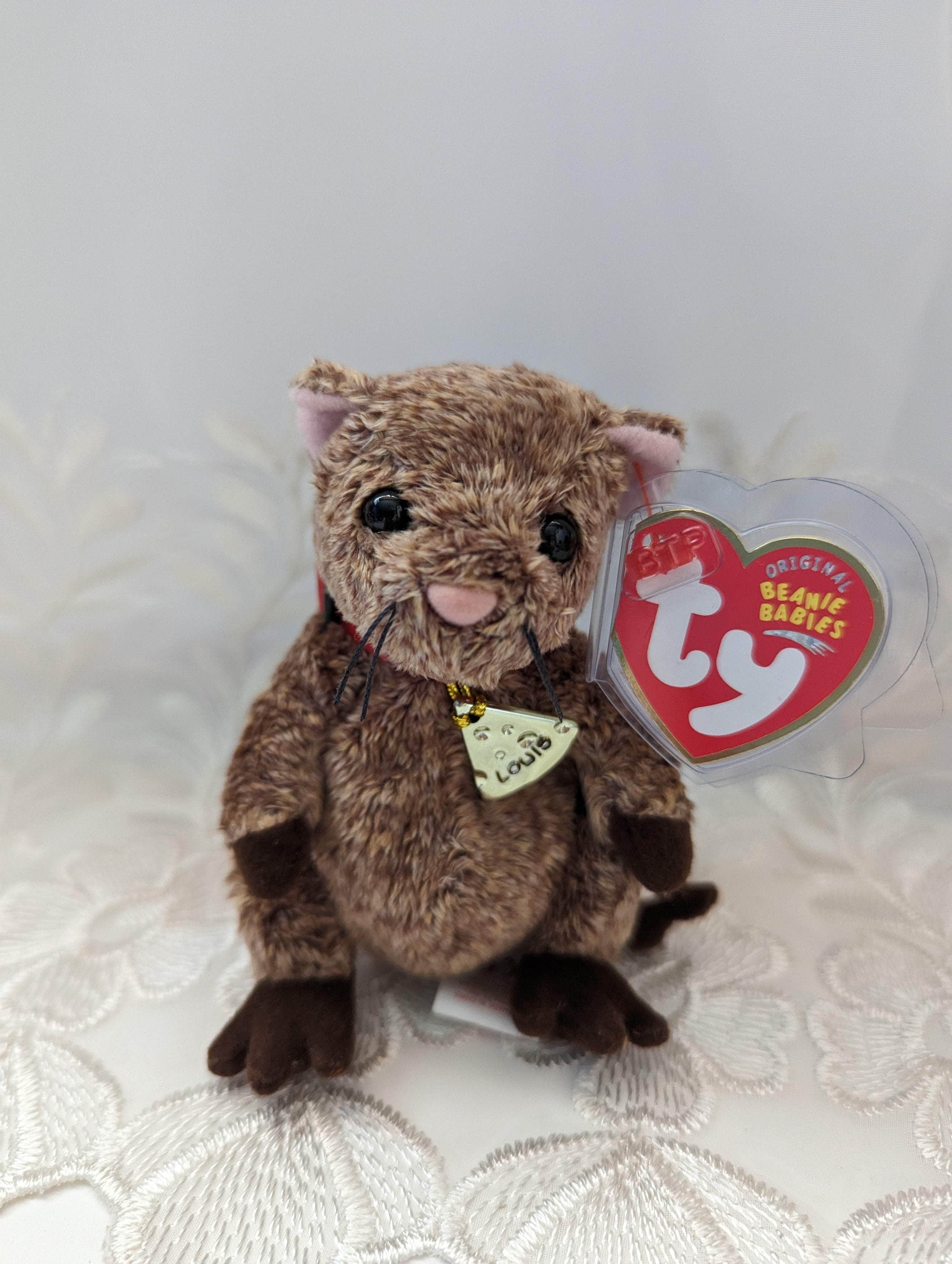 Ty Beanie Baby - Louis The Mouse From The Garfield Movie (5in ...