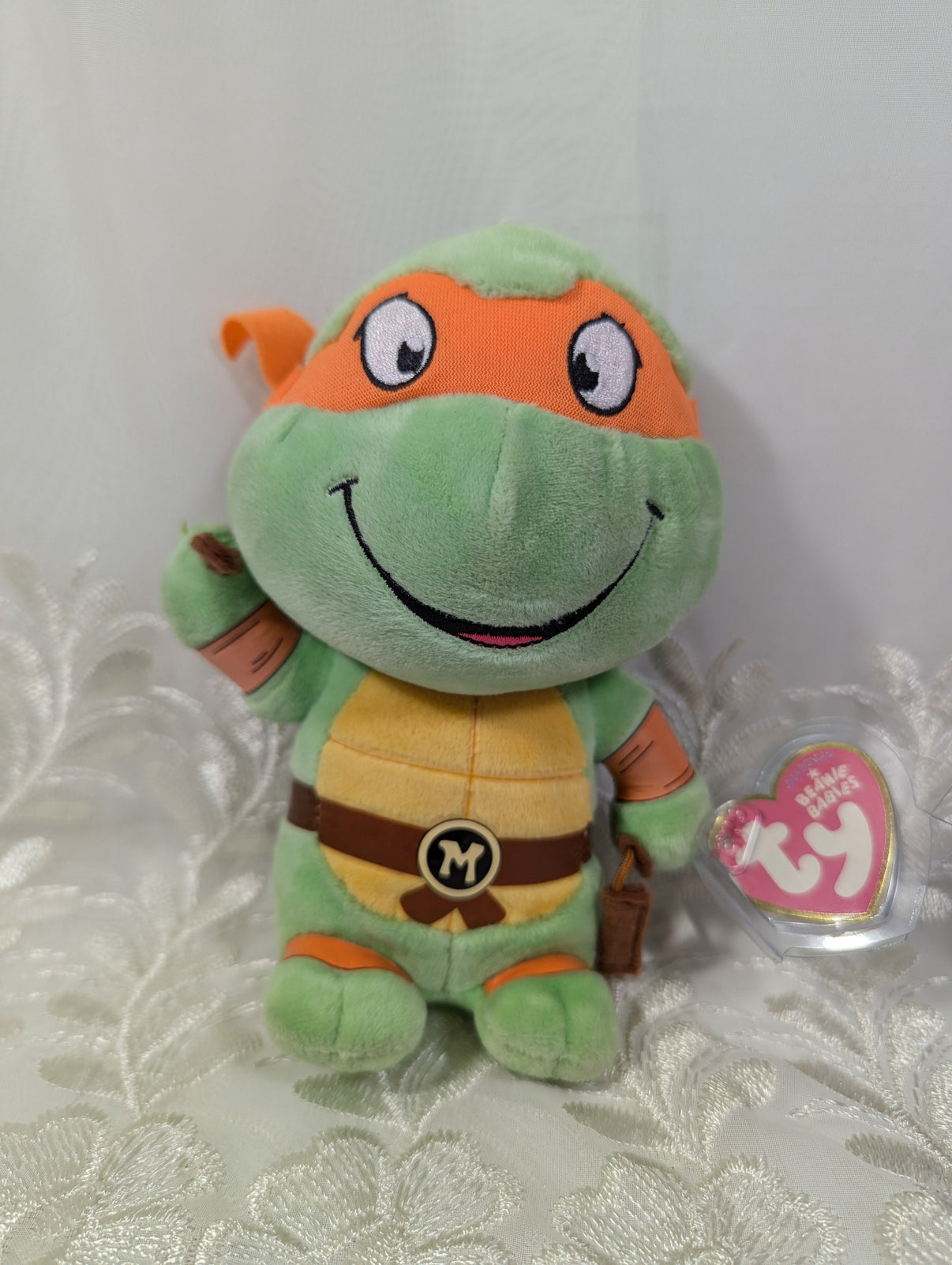 Ty Beanie Baby - Michelangelo The Teenage Mutant Ninja Turtles (6 in ...