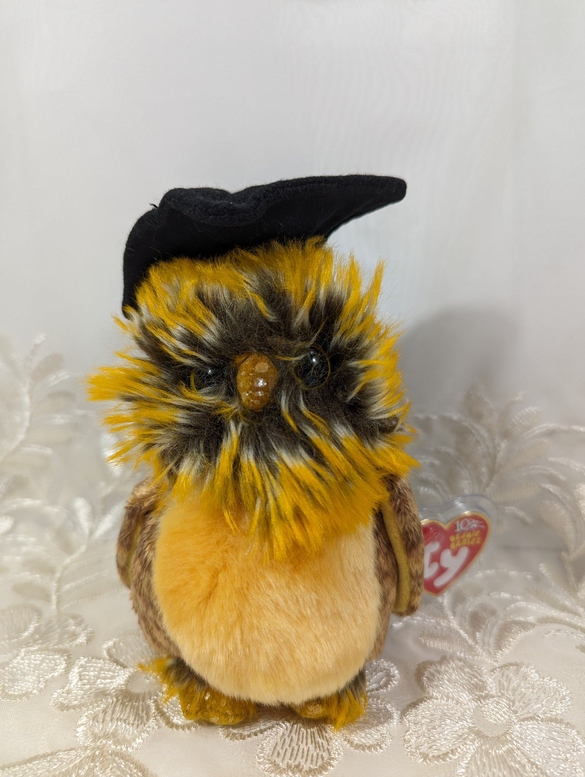 Ty Beanie Baby - Smartest The Graduation Owl From 2003 (6in) - Vintage ...